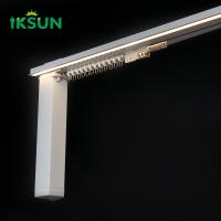 China Smart Electric Curtain Rail With LED Lighting Embedded  Strip Lights Track Rail for sale