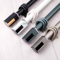 China Top Quilty  Curtain Rod  Electrophoresis Smooth Curtain Pole For Home Decoration for sale