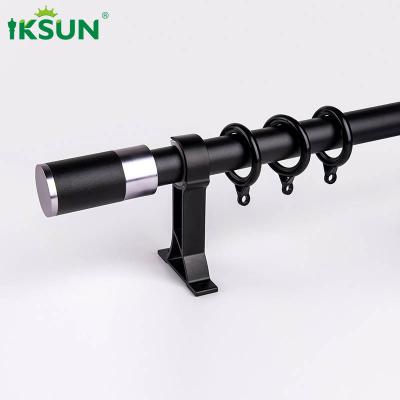 China 1.2mm Aluminum Fashion Roman Rods Curtain Pole Set For Living Dorm Room for sale