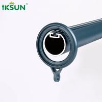 China High Quility Aluminum Window Curtain Rod With Brackets Fittings Set And Finials For Living Room for sale
