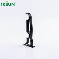China Aluminum Alloy Curtain Poles Vintage Roman Rod With Bracket Rings  For Windows for sale