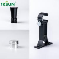 China Hot Sale Curtain Rods Aluminum Fashion Roman Pole Custom Material Window Treatment for sale