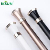 China Adjustable Window Curtains Rod Sliding Recessed Roman Rod With Accessories For Hotel Home for sale