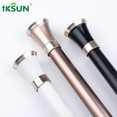 China Adjustable Window Curtains Rod Sliding Recessed Roman Rod With Accessories For Hotel Home for sale