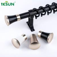 China Industrial Curtain Rod Aluminum Curtain Pole Home Window Decoration With Accessories for sale