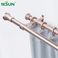 China High Quality Curtain Rod Top Mounted Aluminum Alloy Single Pole Include Accessories For Bedroom for sale