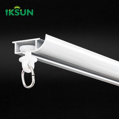 China Nice Looking Window Ultra Thin Track Aluminium Curtain Track  For Multipe Environment for sale