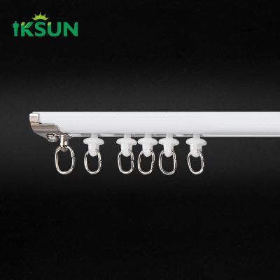China 9.2mm High Quality Window Ultra Thin Track Aluminium Curtain Rail For Thin Narrow Small Space for sale