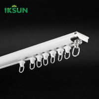 China Unique Design No Drilling Curved Rail Aluminium Curtain Track With Accessories For Household for sale