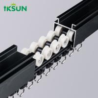 China Wholesale High Quality Aluminium Curtain Track Wall Mounted Curtain Rail Window Treatment for sale