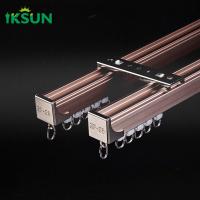 China Anti-Corrosion Aluminium Easy Assembled Curtain Track Aluminium Curtain Rail With Nano Mute for sale