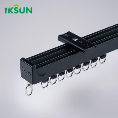 China Anti-Corrosion Easy Assembled   Curtain Track Aluminium Curtain Rail With Nano Mute for sale