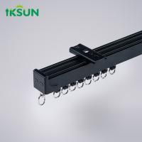 China Hot Sale Simple Design Curtain Track Aluminium Hanging Single And Double Curtain Rail For Living Dorm Room for sale