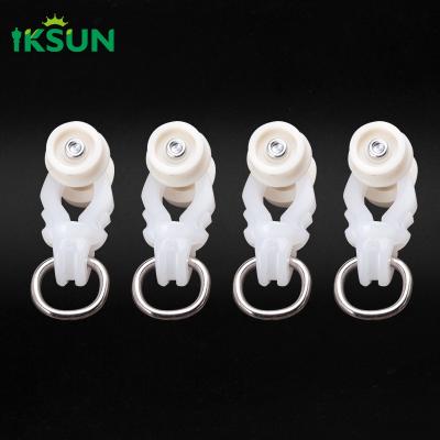 China Industrial Modern Design Aluminum Curtain Rail Selectable Shower Curtain Track For Bathroom for sale