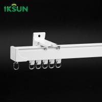 China Manufacturer Aluminum Fast Fit Ceiling Curtain Track  New Style Curtain Rail For Office for sale