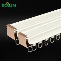 China Easier Installation And Disassembly Aluminum alloy Curtain Track Smooth Mute Noise Reduction  Curtain Rail for sale