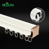 China Easy Assembled Hanging Curtain Rail Heavy Duty Good Impact Absorption Curtain Track For Bathroom for sale
