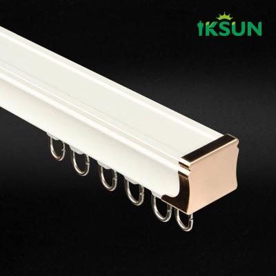 China New Design Sliding Recessed Curtain Track Customize Curtain Rail For Room Divider for sale