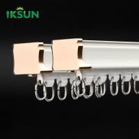 China High Quality Aluminum Curtain Track Durable Curtain Rail Window Treatment  For Home Decoration for sale