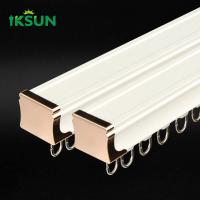 China Wholesale Aluminum Curtain Rail Top Mounted Single Curtain Track  For Home Decor for sale