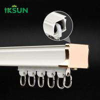 China Manufacturer Modern Design Curtain Track Aluminum Double Curtain Rail For Indoor And Outdoor for sale