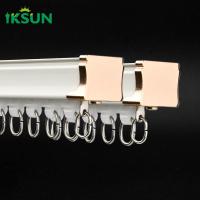 China Industrial New Style Curtain Track Ceiling Fast Fit Wall Mounted Curtain Rail  For Hotel for sale
