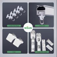 China Effortless Gliding Durable Design Curtain Rail  Aluminum  Curtain Track System  For Privacy for sale