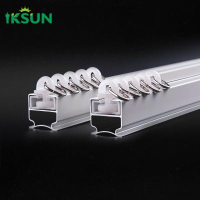 China Single Curtain Rail Track Aluminum With Track Curtain System For Curtains-Room Divider for sale