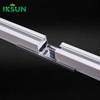 China 0.9mm  Aluminum  Ceiling Mounted Curtain Track Secure Cubicle Rail For Privacy Room Divider for sale