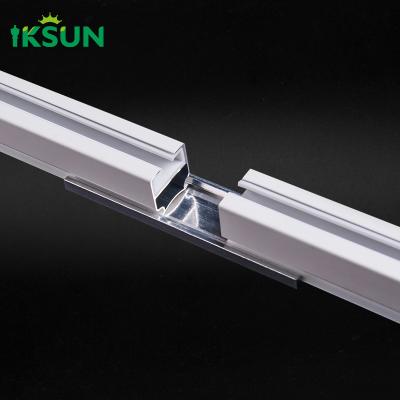 China 0.9mm  Aluminum  Ceiling Mounted Curtain Track Secure Cubicle Rail For Privacy Room Divider for sale