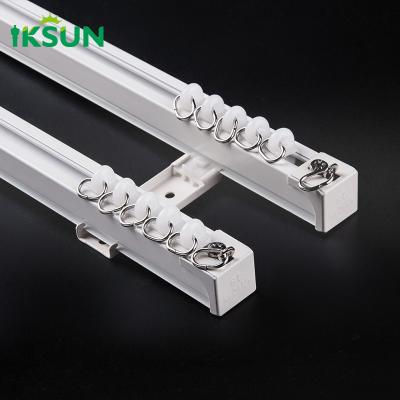 China 5.8m  Electrophoresis Wall Mounted Curtain Rail Elegant Design Track For Easy Installation for sale