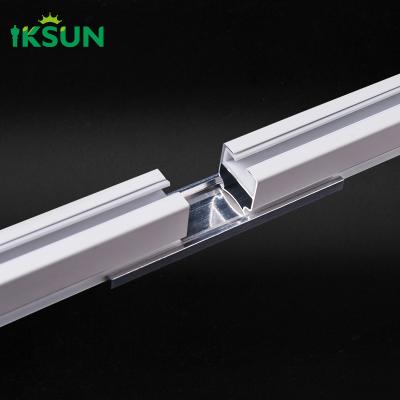 China Electrophoresis Wall Mounted Durable Curtain Rail Custom Curtain Track With Sanding Process for sale