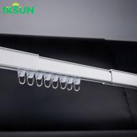 China Aluminium Alloy Telescopic Curtain Track , Single Wall Mount Fitted Curtain Rail for sale