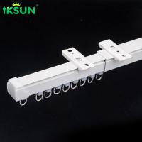 China Aluminium Alloy Flexible Curtain Rail  With Curtain  Tracks Accessories For Living Dorm Room for sale