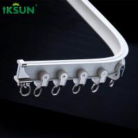 China White Flexible Curved Curtain Track 0.8mm UltraThin For Hospital Resturant for sale