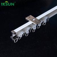 China White Flexible Curved Curtain Track 0.8mm UltraThin For Hospital Resturant for sale