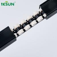 China Matte Black Aluminium Curtain Track For Home Decoration 6.7m Length for sale