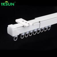 China Ceiling Mount Telescopic Curtain Track Aluminium Alloy 6063 Material for sale