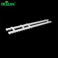 China Aluminium Alloy Extendable Curtain Rail , Double Ceiling Fitted Curtain Track for sale