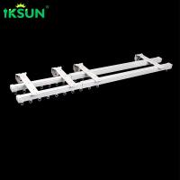 China Extrusion Wall Mount Telescopic Curtain Track Ripple Fold Aluminium Material for sale