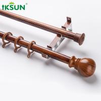 China Aluminium 6063 T5 Decorative Double Curtain Rods For Decoration for sale