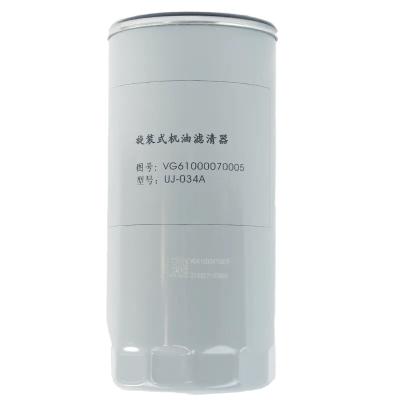China howo truck engine-original genuine wd615 engine filer VG61000070005 for sale