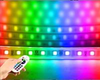 China Manual Button Switch Mode 100M Room Festival Waterproof Led Strip Lights for sale