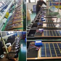 China ABS Material Solar Motion Sensor Waterproof Security Yard IP68 All In One Led Street Light for sale