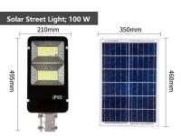 China 300W 400W IP65 Waterproof Aluminium Solar LED Street Light with Remote Control and Pole for sale