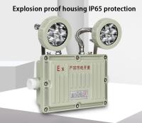 China 2 X 8W Specifications Rechargeable Two Head Exit Light Explosion Proof Emergency Illumination LED Light for sale