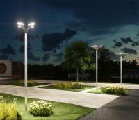 China Garden Lights High Pole Lights 2.5-3.5m 40-60W LED Solar Street Lights Product Weight 23kg for sale