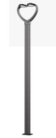 China Outdoor LED Garden Light with 6000K Daylight Alert and Die Casting Aluminum Pole for sale