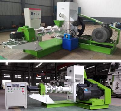 China High-Grade Automatic Fish Feed Pellet Machine 100-500 kg/h Capacity for Corn Rice Grain Raw Materials for sale