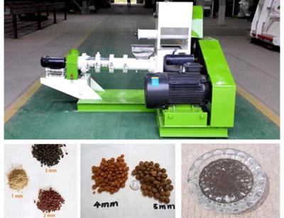 China Small Scale Animal Feed Extruder Machine with PLC Control for Farm Operations 220V for sale